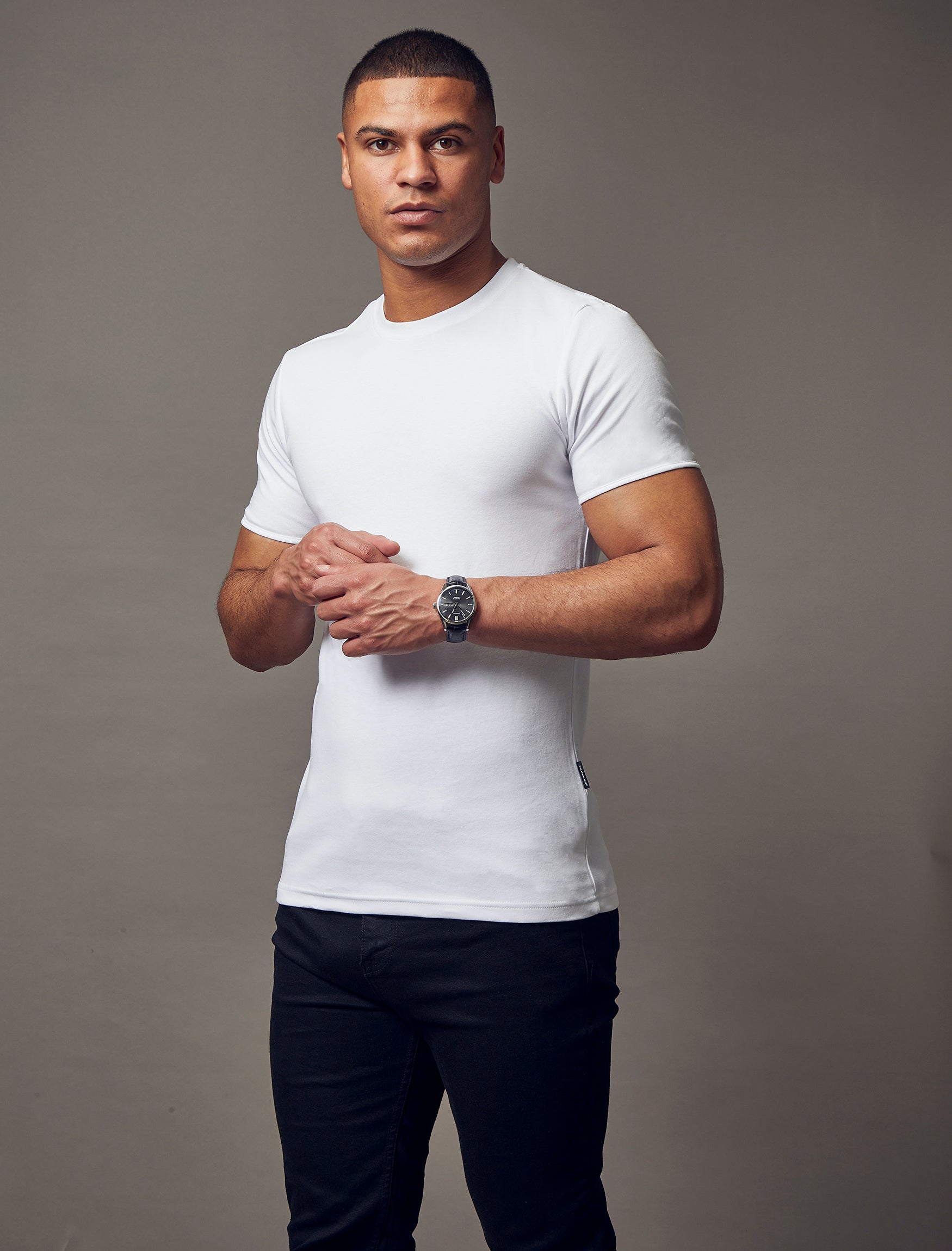 Mens Muscle Fitted T-Shirts - Tapered Fit T-Shirts | Tapered Menswear